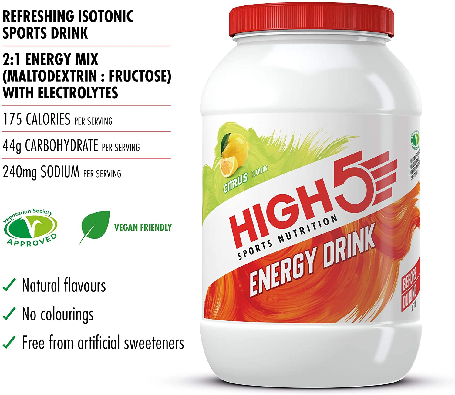 High5 Energy Drink 2.2Kg | Streamline Sports