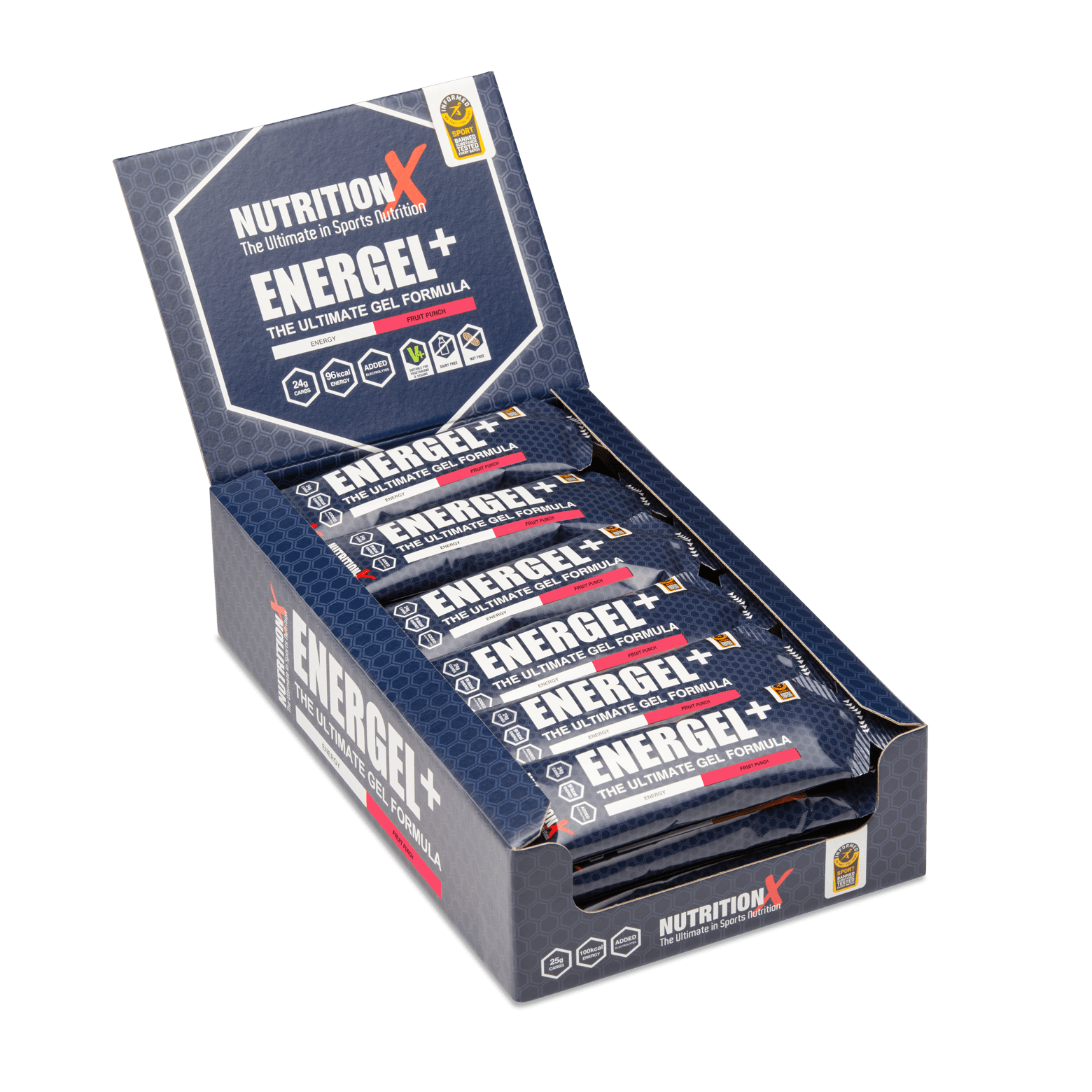 NutritionX Energel+ (24 Gels) | Streamline Sports